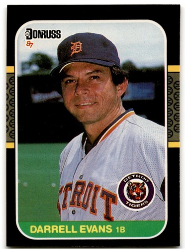 1987 Donruss Darrell Evans Detroit Tigers #398 | eBay