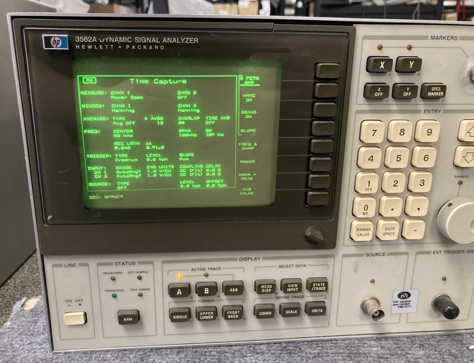 HEWLETT PACKARD 3562A Dynamic Signal Analyzer For Parts *READ | eBay