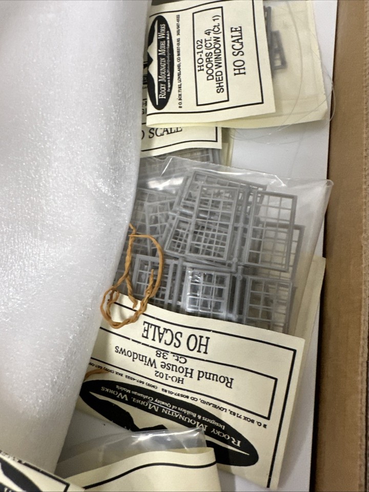 Rocky Mountain Model Works HO Scale Kit #HO-102 Rico Engine House ...