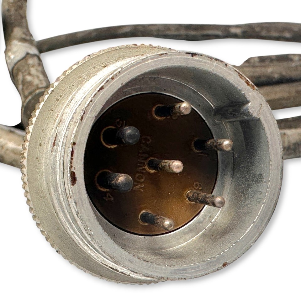 Military/Aviation GE Vacuum Tube Assembly w/ ITT Cannon 7-Pin & Coax | eBay