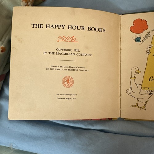 Humpty Dumpty Book 1927 Happy Hour book Jersey City Printing Rare HTF ...