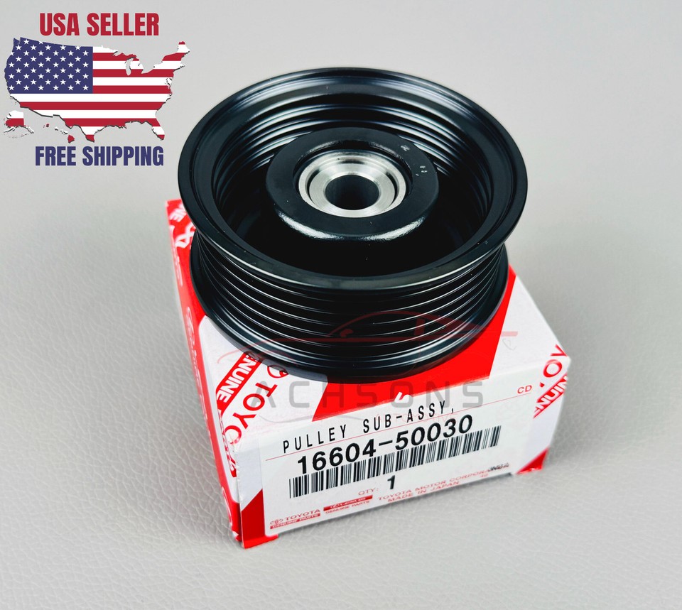 16604-50030 GENUINE OEM TOYOTA TUNDRA GS SC V8 DRIVE BELT TENSIONER ...
