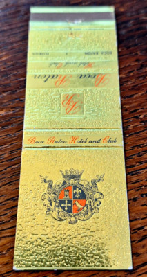 Vintage Matchbook: Boca Raton Hotel & Club, Boca Raton, FL | eBay