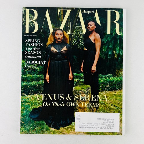 Harpers Bazaar Magazine March 2022 Venus & Serena Williams Their Own ...