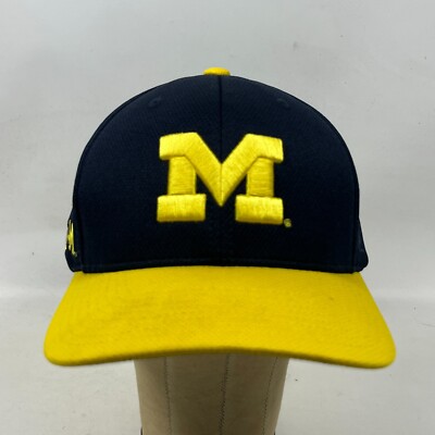 UNIVERSITY OF MICHIGAN Hat Adult M/L OSFM Wolverines MI College Flexfit ...