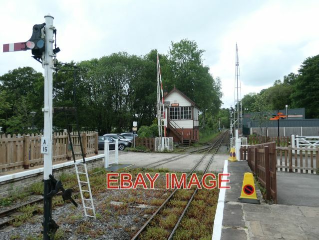 PHOTO LEVEL CROSSING AND SIGNAL BOX ALSTON STATION THE SOUTH TYNEDALE ...