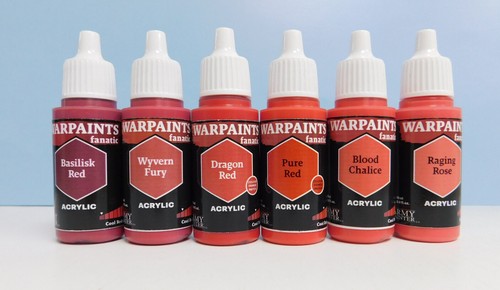 The Army Painter Warpaints Fanatic Flexible Triad - Cool Reds Paint Set ...