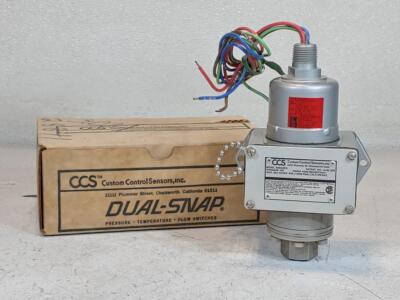 Custom Control Sensors CCS Model#: 646GZE5 Pressure Switch | eBay