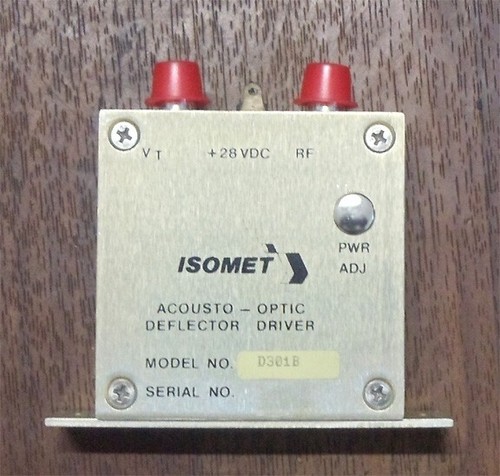 ISOMET D301B ACOUSTO-OPTIC MODULATOR DRIVER new in box | eBay