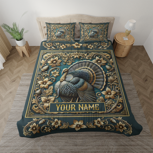 Personalized Turkey Lovers Love Turkey Animal 3D Bedding Set | eBay