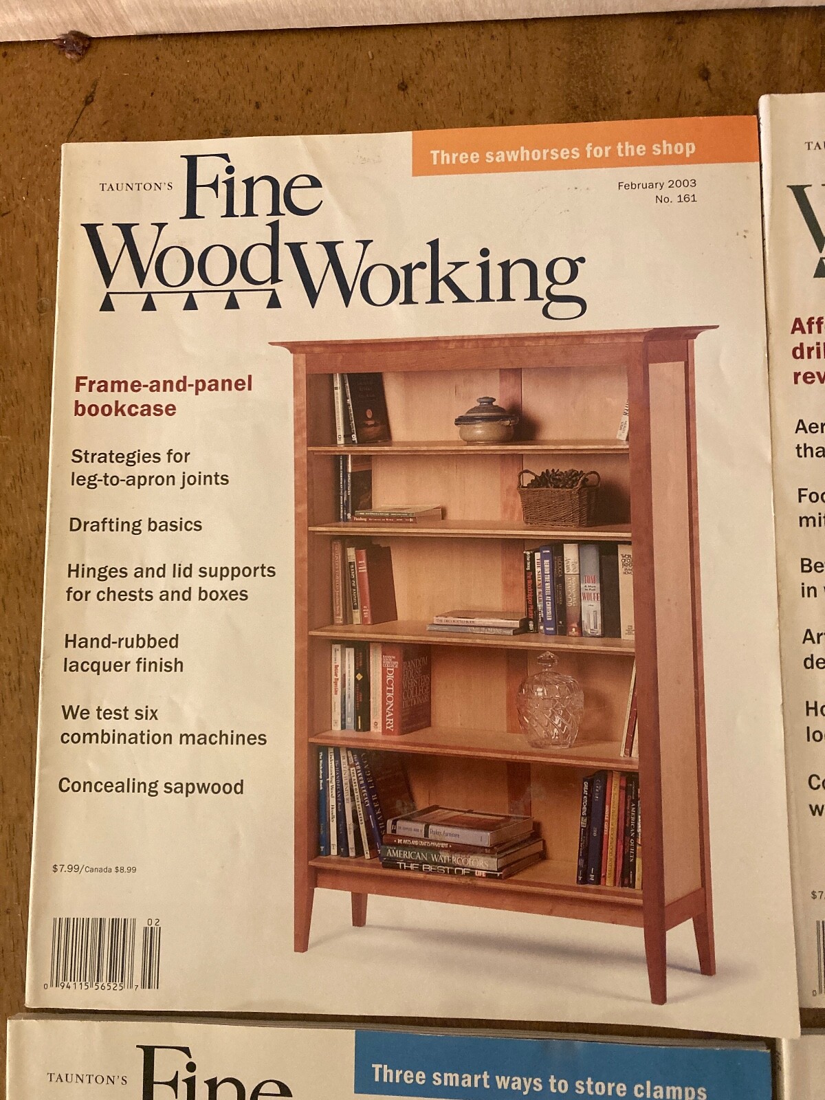 LOT OF 6 Fine Woodworking Magazines, Issues 161 162 163 164 165 166 ...