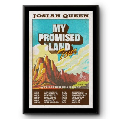 My Promised Land Tour 2025 Poster | eBay