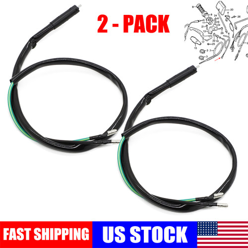 2PCS Brake Switch Wire Front Stop Light Motorcycle For Honda SL100 ...