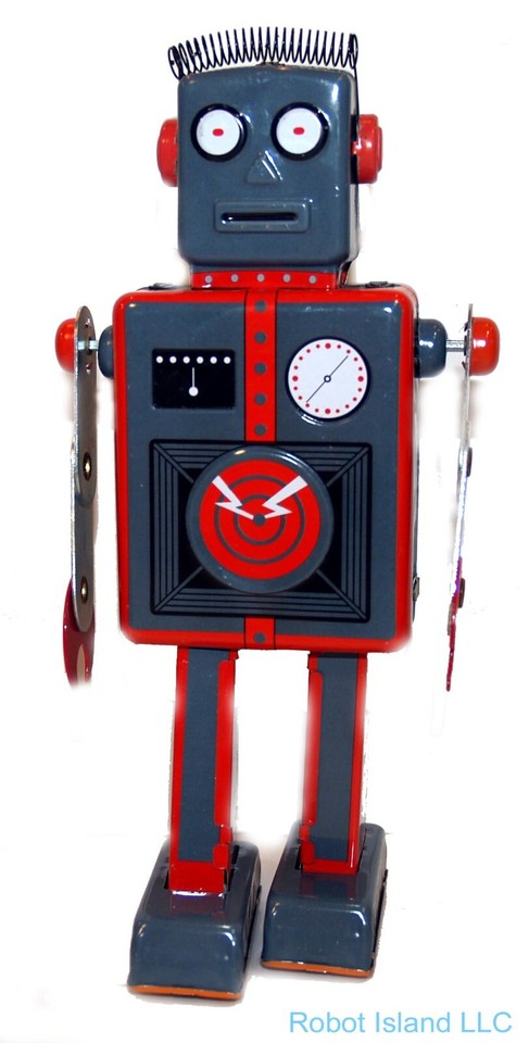 MS384 Robot Tin Toy Windup Mechanical Easelback Giant Robot | eBay