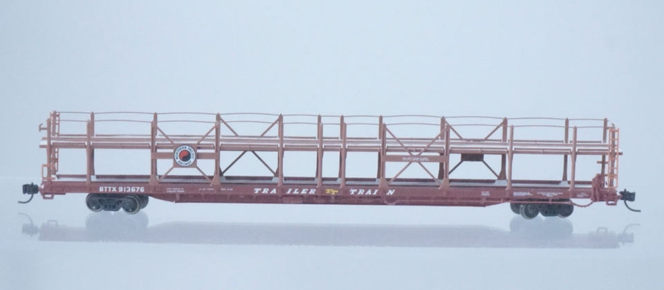 NOS Athearn BTTX 913676 N Scale F89F Auto Rack Flat Train Car - 14394 ...