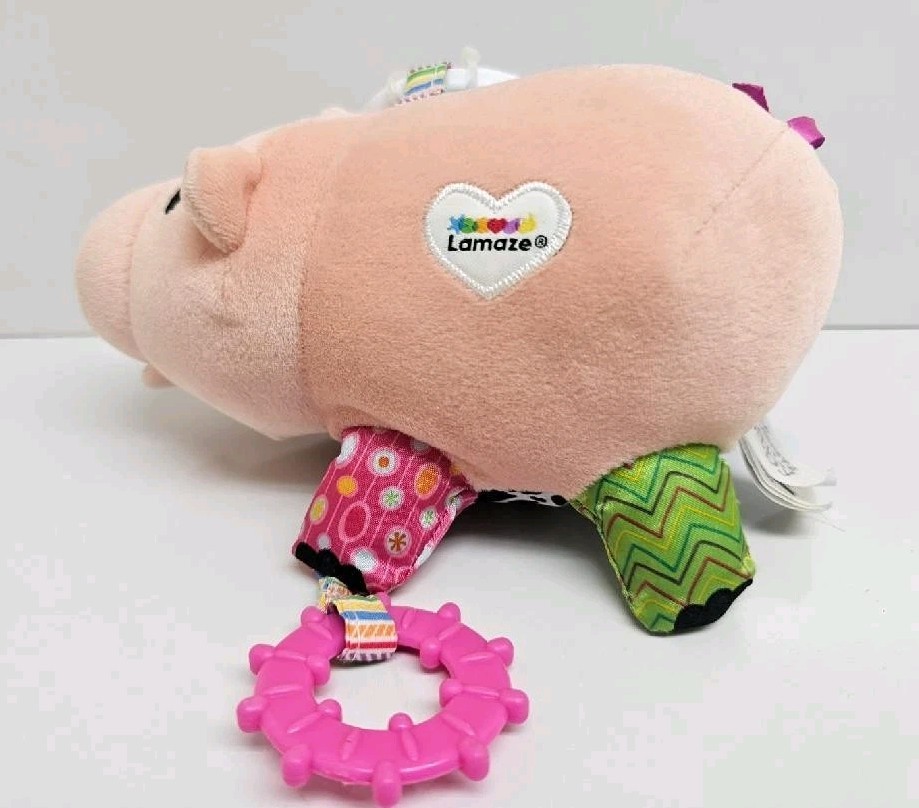 Lamaze Disney Pixar Toy Story Hamm Pig Clip & Go Baby Toy Crib Stroller ...