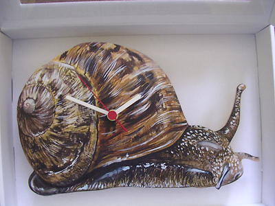 SNAIL WALL CLOCK. NEW AND BOXED. | eBay UK