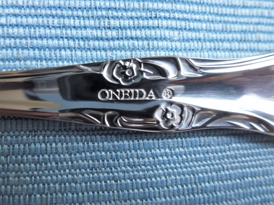 New Oneida AZALEA Set of 4 Salad Forks Stainless Flatware (6 5/8") | eBay