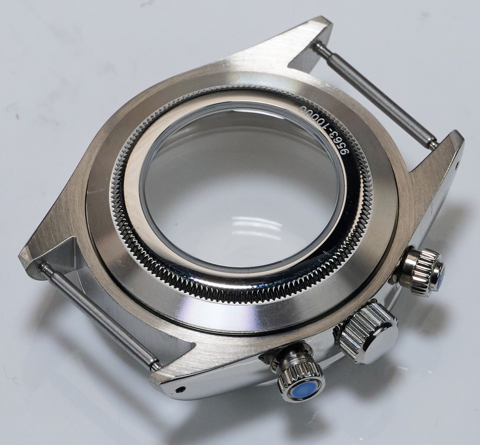 Mod Build Chronograph Watch Case Solid Stainless Steel Watch ETA Units ...