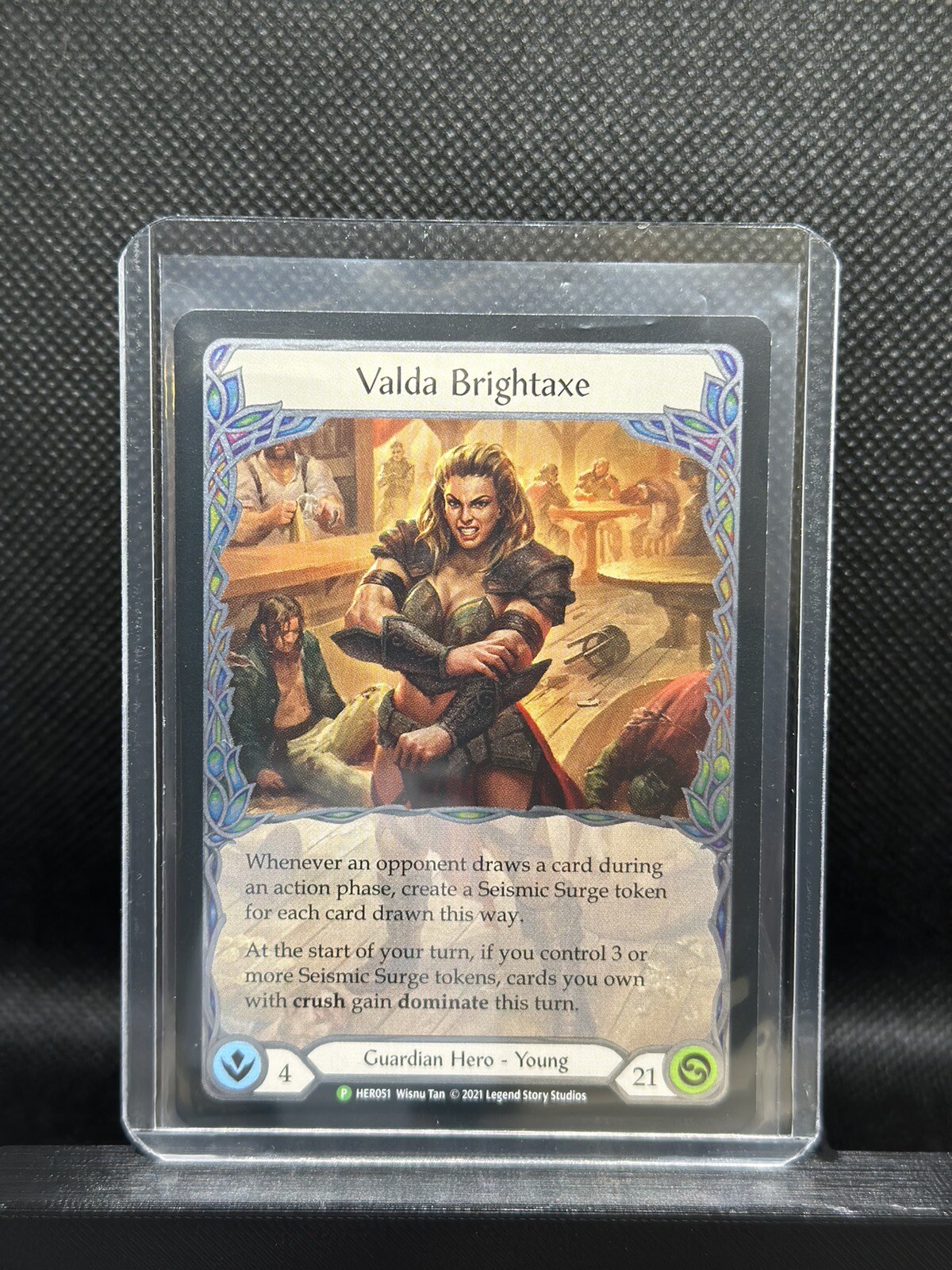 Flesh+and+Blood+TCG+Valda+Brightaxe+Flesh+and+Blood+TCG+Promos+HER051 ...