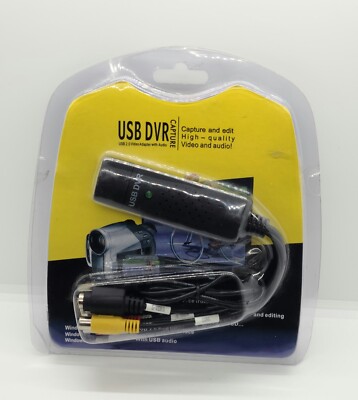 USB DVR Capture and Edit USB 2.0 Video Adapter with Audio Model T118 OPEN BOX | eBay