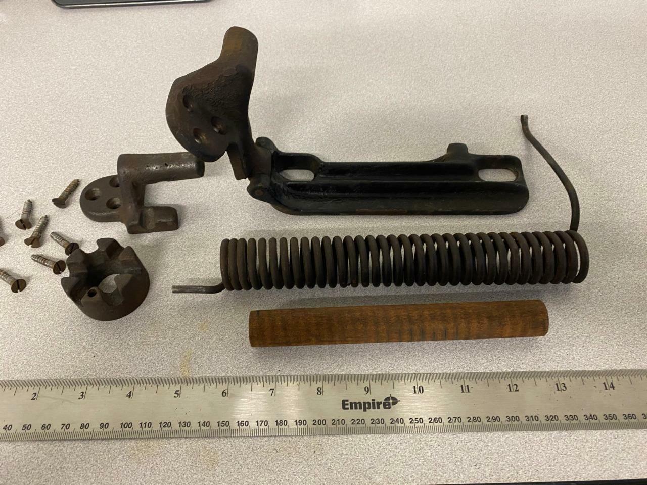 Vintage Treadle Sewing Machine Cabinet Lift Spring Assembly * | eBay