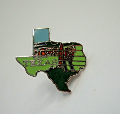 Texas Shaped Lapel Pin Cowboy Travel Collector | eBay