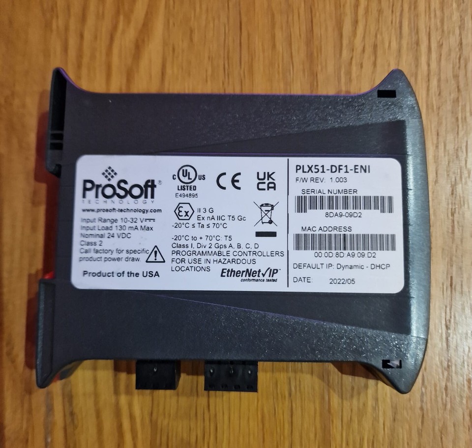 ProSoft PLX51-DF1-ENI DF1 Routing Module | eBay UK