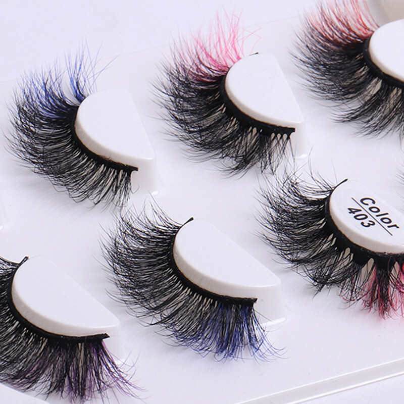 False Eyelashes Mink False Eyelashes Color False Eyelashes Makeup ...
