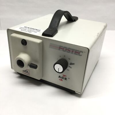 Fostec 20500.2 ACE I Fiber Optic Light Source Illuminator, DDL Lamp ...