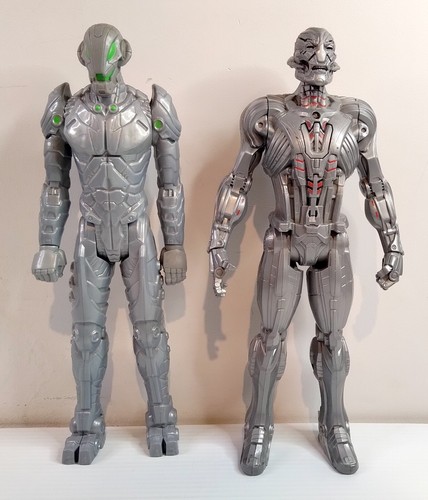 2 x MARVEL ULTRON 12" Action Figures (2015 HASBRO) TITAN HERO 1 x Sound ...