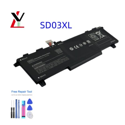 NEW High Quality FOR HP SD03XL Battery for HP L84394-005 52.5Wh 11.55V ...