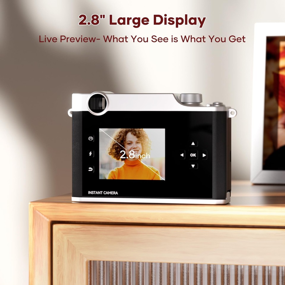 Instant Camera, Bluetooth Instant Print Camera | Instant Film Cameras ...