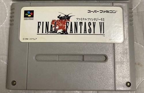 Final Fantasy VI Super Famicom Game Japan Confirmed Condition Japan FD ...