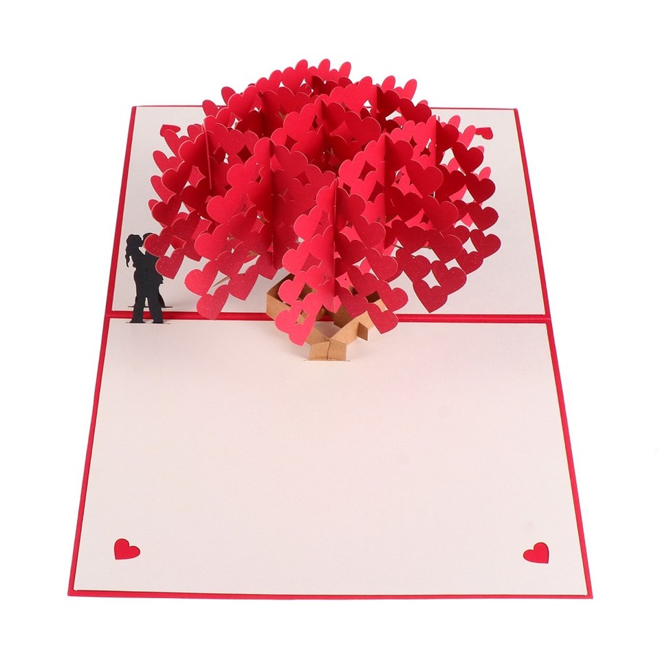 1Pc Valentine's Day Blessing Romantic Greeting 3D Blessing | eBay Australia