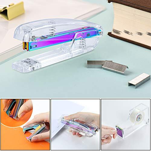 Dream Color Acrylic Stapler Set,Desk Multicolor Office Supplies kit | eBay