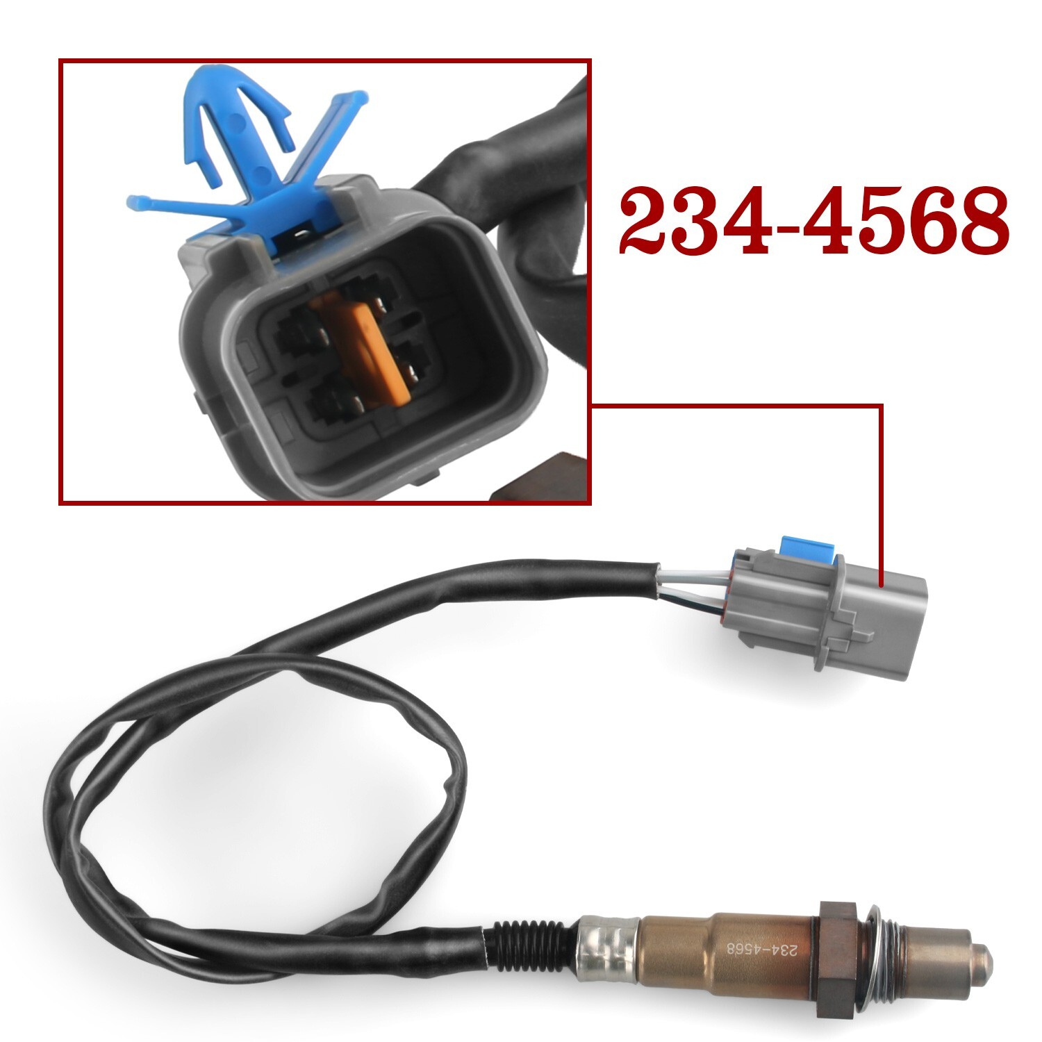 O2 Oxygen Sensor Front Rear for 12-17 Accent Veloster Kia Rio Soul 234 ...
