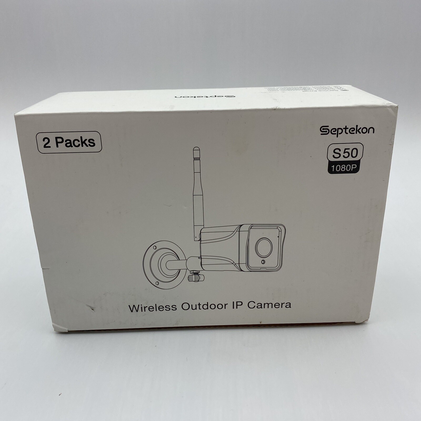 Septekon S50 1080P Wireless Outdoor Security Camera (2-Pack) Work with ...