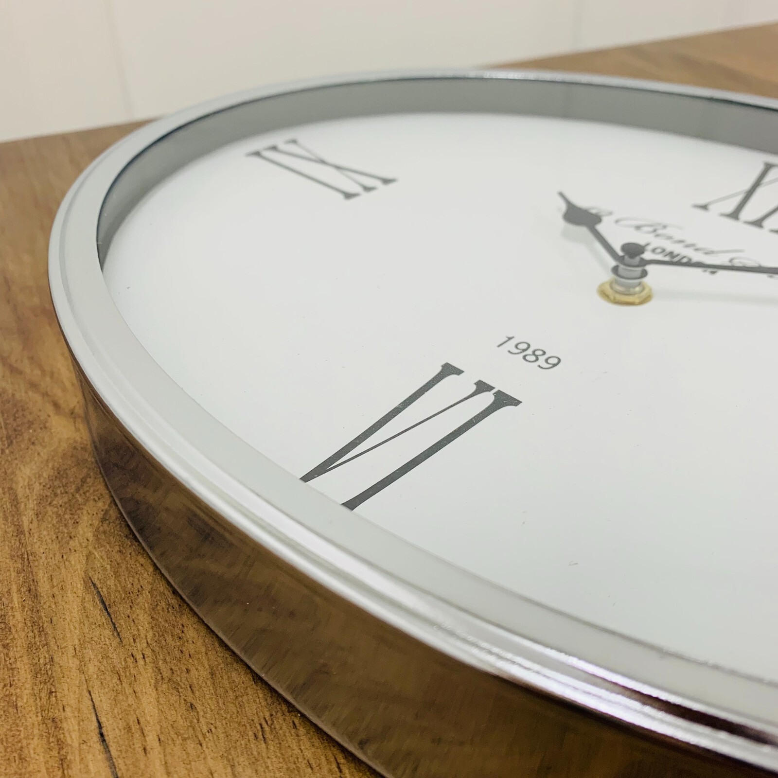 Medium Wall Mounted Oval Clock 49 Bond Street London Roman Numerals 33 ...