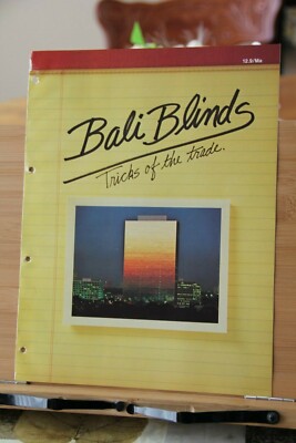 Brochure Bali Blinds Carey McFall Marathon Mfg Montoursville PA Vintage ...