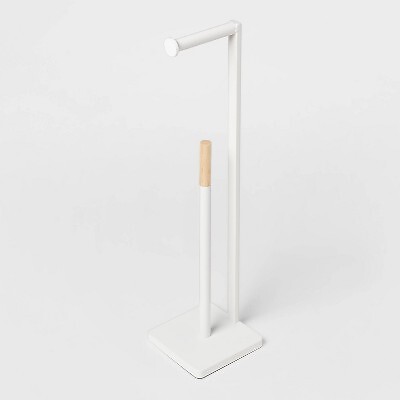 Freestanding Toilet Paper Holder Matte White - Brightroom | eBay