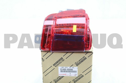 8149060080 Genuine Toyota LAMP ASSY, RR FOG 81490-60080 | eBay
