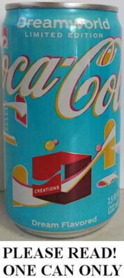 Coca-Cola "Dreamworld" 2023 NEW FULL USA Premium 7½oz Can Coke Tropical ...
