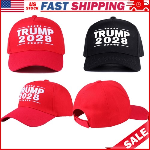 Trump 2028 Embroidered Baseball Cap MAGA Hat Make America Great Again ...