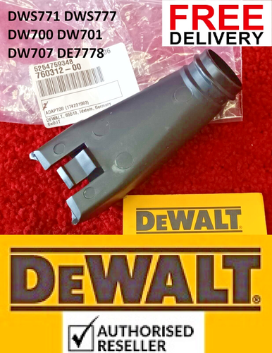 Genuine DeWalt Adaptor 760312-00 For DWS771 DWS777 DW700 DW701 DW707 ...