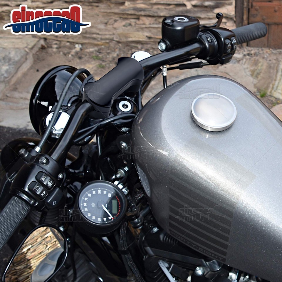 2" 4" Top Cover Handlebar Riser For Harley Softail Heritage Fat Boy - 1 ...