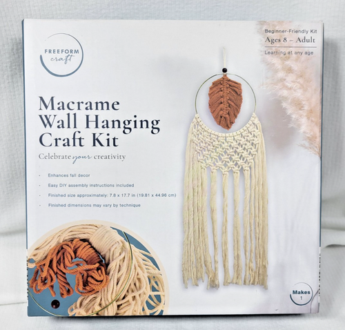 FreeForm Craft Macrame Wall Hanging Kit NIB | eBay