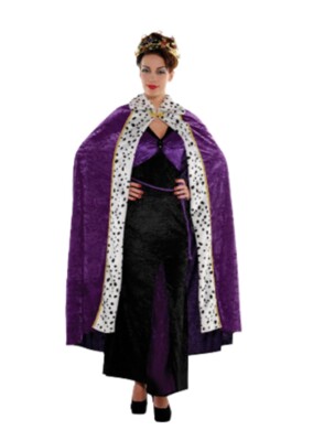 Purple Royal Robe - Mardi Gras - Costume - One Size | eBay