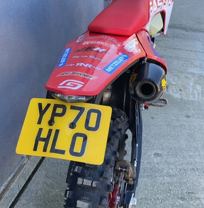 7x5" FlexiPlate™ Flexible Show Number Plate Off Road Ktm Exc Enduro ...