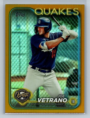 2024 Topps Pro Debut Joe Vetrano Gold /50 | eBay